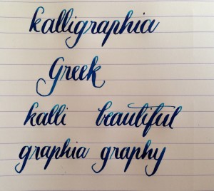 GoPens.com | Handwritten Post: Calligraphy